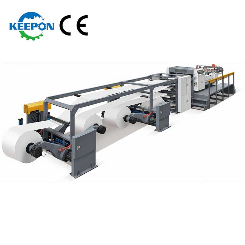 Rotary Paper Sheeter | Roll to Sheet Cutter | Paper Sheeter Machine ...