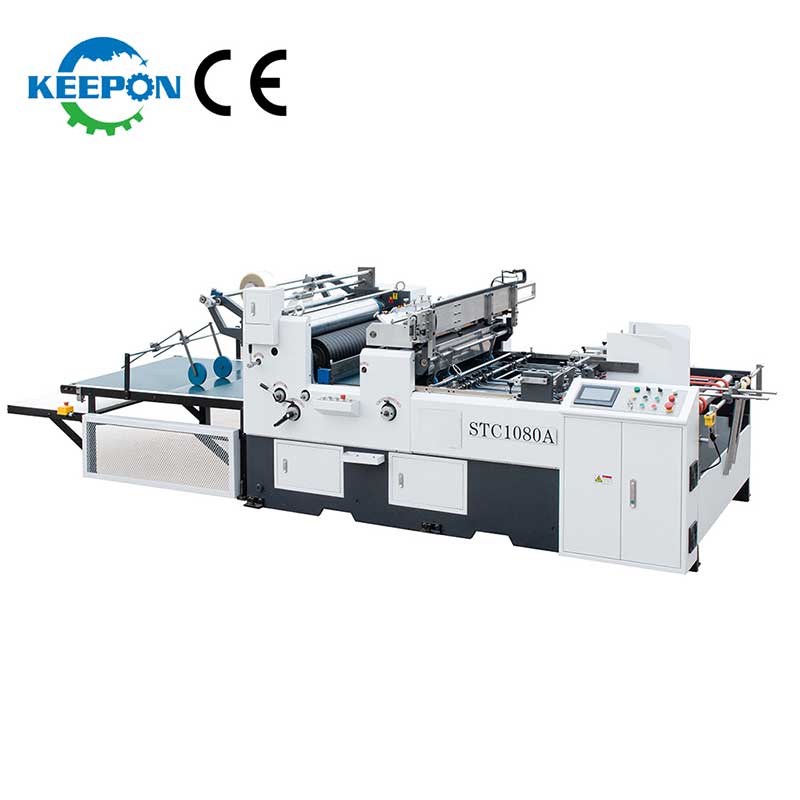 Automatic Window Patching Machine | Carton Box Window Film Patch ...